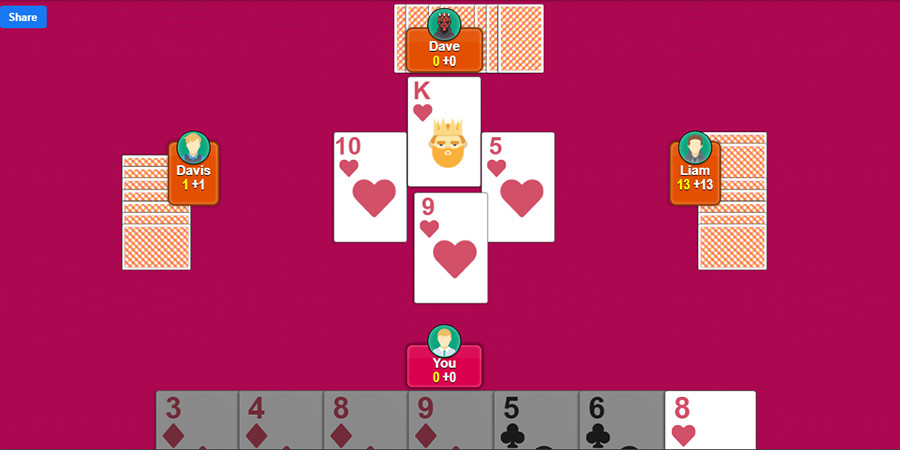 play hearts card game online - 53lu